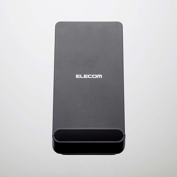 ELECOM エレコム Qi規格対応 ワイヤレス 充電器 5W スタンドタイプ 2枚コイル ブラック┃W-QS09BK : エレコムダイレクトショップ - 通販 - Yahoo!ショッピング