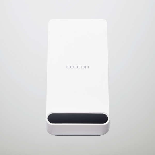 ELECOM エレコム Qi規格対応 ワイヤレス 充電器 5W スタンドタイプ 2枚コイル ホワイト┃W-QS09WH : エレコムダイレクトショップ - 通販 - Yahoo!ショッピング
