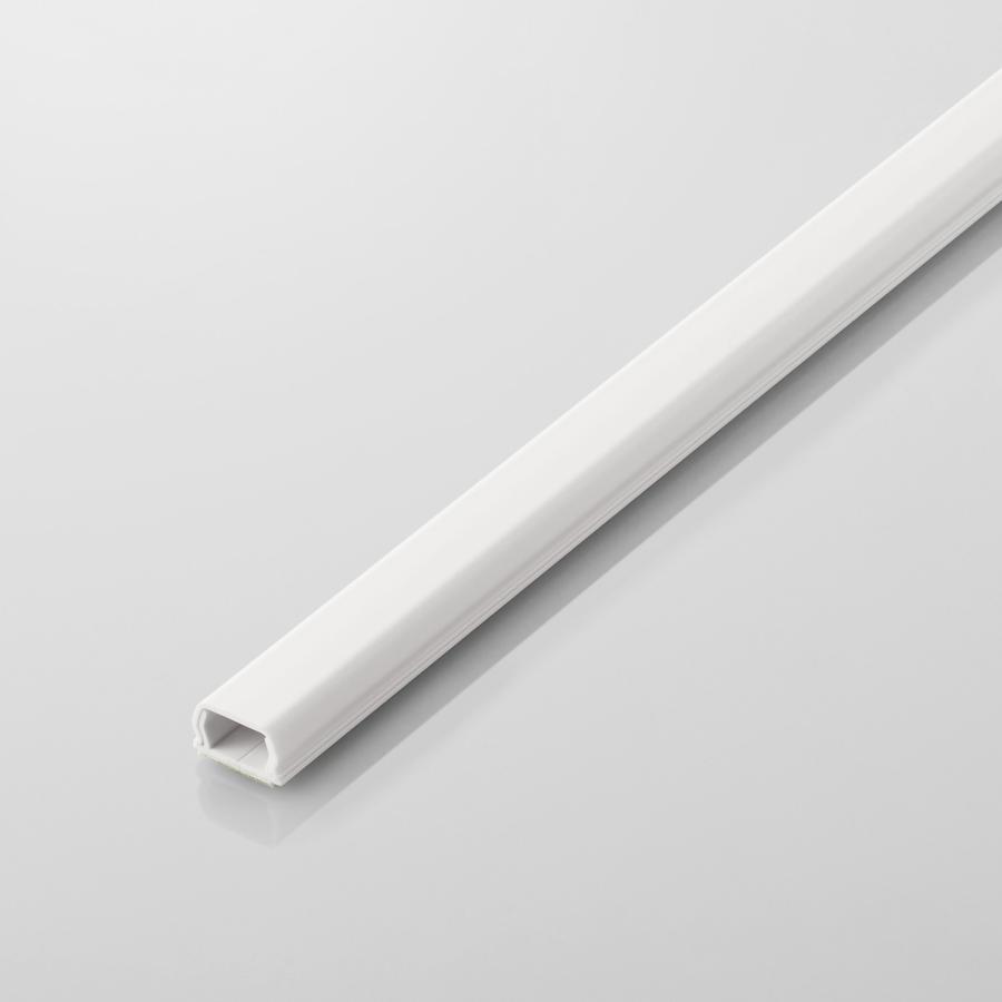 ELECOM エレコム 壁用モール フラットモール 長さ1m 幅16mm ケーブルカバー 配線カバー 1mテープ付 16mm ホワイト LD-GAF1MWH : エレコムダイレクトショップ ...