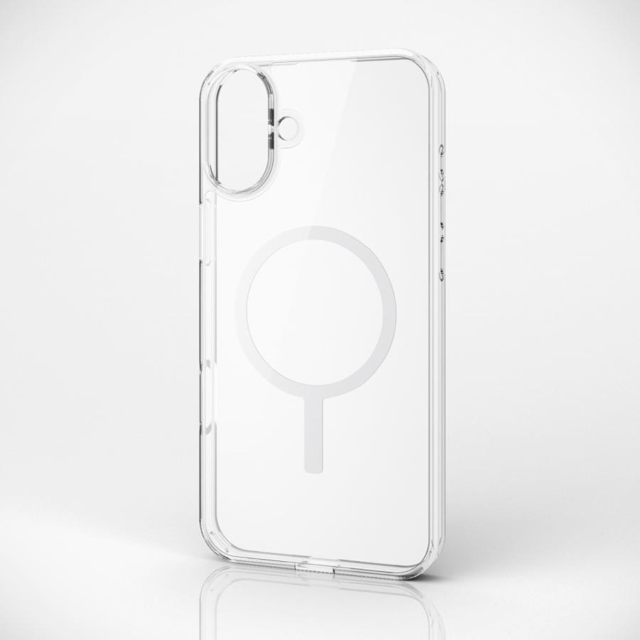 ELECOM iPhone16 Plus 用 ハイブリッドケース MAGKEEP 2眼 6.7 スマホ ハイブリッド ケース カバー ホワイト PM-A24BMAG02WH エレコム 在庫処分 ...