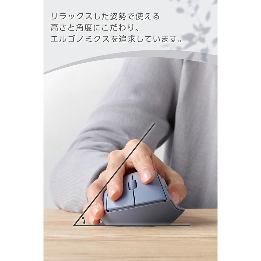 ELECOM（エレコム） USB 無線 Bluetoothマウス SHELLPHA 5ボタン Mサイズ ブルートゥース ワイヤレス 抗菌仕様 静音設計 ネイビー M-SH20MBSKNV ...