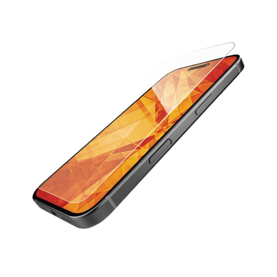 ELECOM iPhone 16 Pro 用 ガラスフィルム ダイヤモンドコート 高透明 iPhone16 液晶 ガラス 保護フィルム PMCA24CFLGDC エレコム 在庫処分 ...
