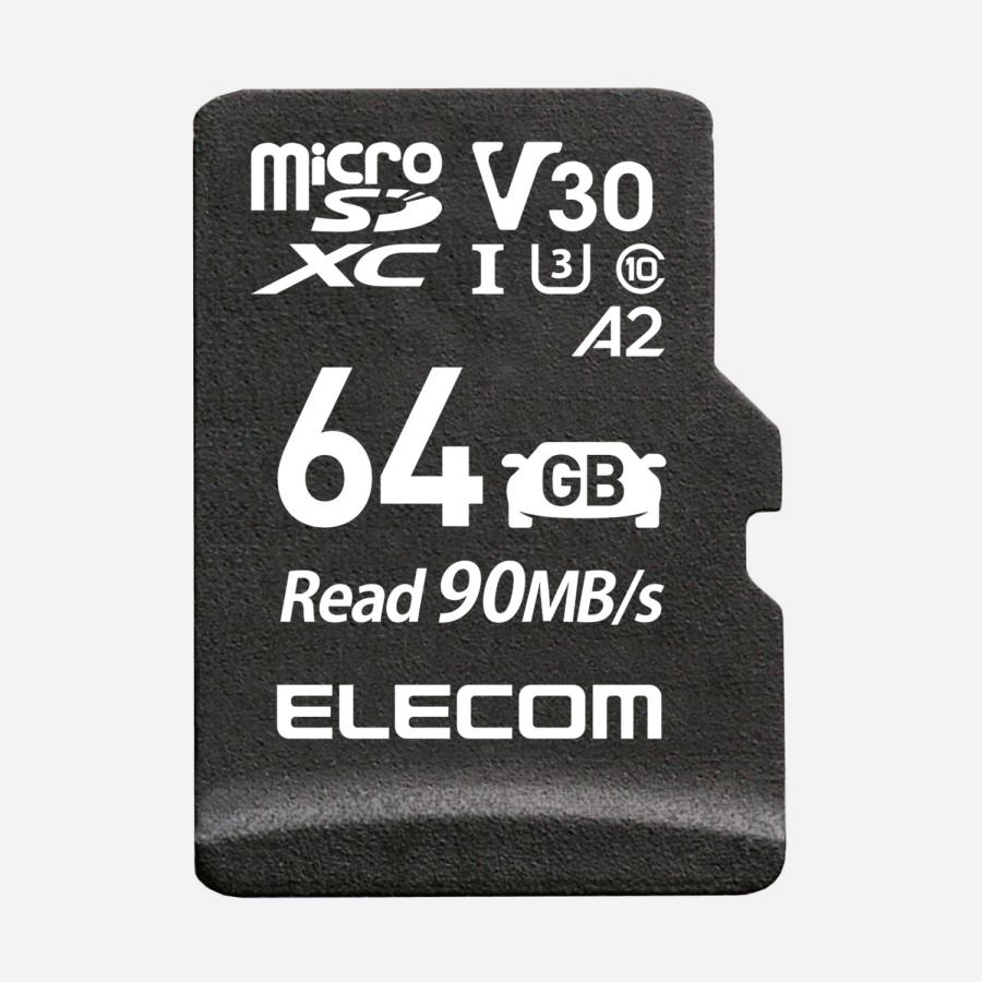 ELECOM エレコム ドライブレコーダー用 microSD XC カード 64GB microSDカード 車載用 高耐久 UHS-I MF-DRMR064GU13 : エレコムダイレクト ...