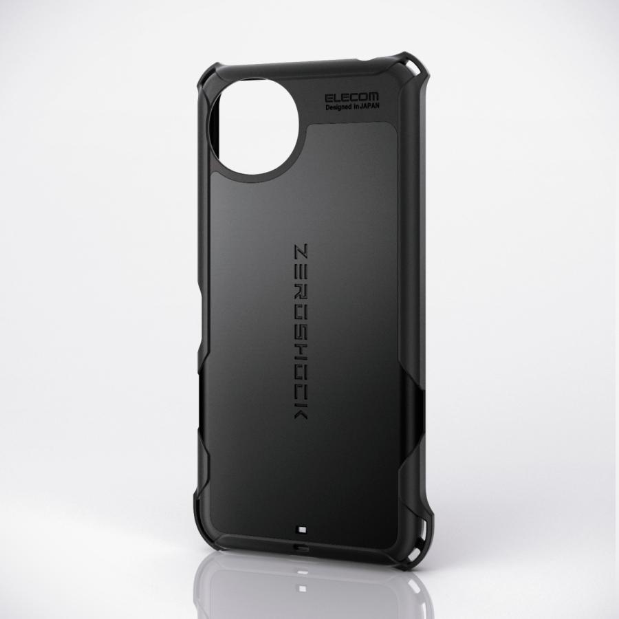 ELECOM エレコム AQUOS wish5 用 ZEROSHOCK ケース AQUOSwish5 カバー ブラック PM-S251ZEROBK : エレコムダイレクトショップ - 通販 ...