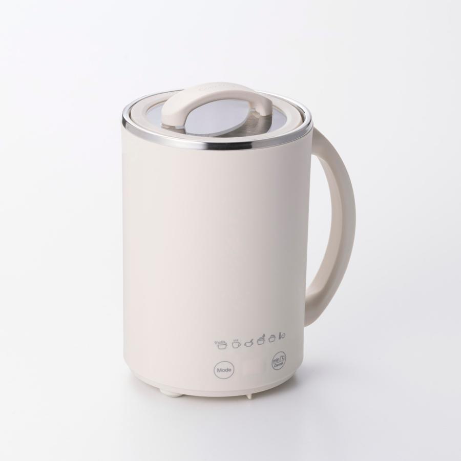 ELECOM（エレコム） テスコム マグカップ型 電気なべ Cook Mug 電熱器具 大容量モデル Cook Mug plus 500ml ベージュ TGM30A-C : エレコムダイレクト ...