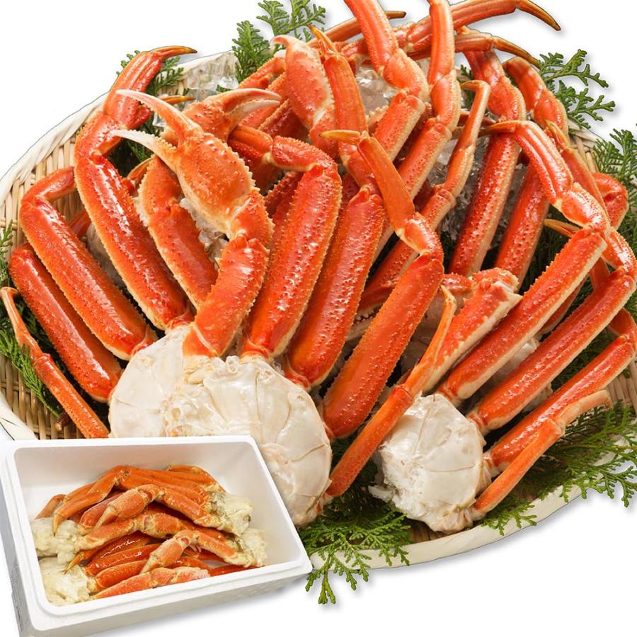 大ズワイガニ 2kg 特大 4L〜5Lサイズ ボイル済みで解凍後すぐに食べられる カニ 足 脚 : エレフショップ - 通販 - Yahoo!ショッピング