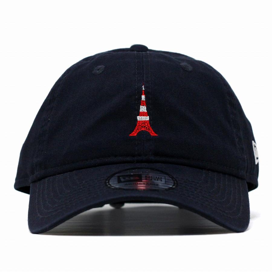NEW ERA（ニューエラ） 東京タワー キャップ 帽子 刺繍モチーフ 東京を象徴する建造物 TOKYO TOWER 9THIRTY 紺 ...