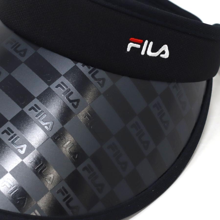 FILA サンバイザー レディース UV90%CUT 春夏 フィラ uvカット FLW PATTERN 日よけ つば広 帽子 紫外線対策 スポーツ : ELEHELM帽子通販専門店 - 通販 ...