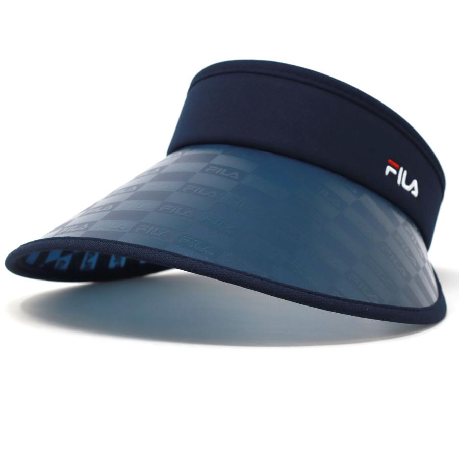 FILA サンバイザー レディース UV90%CUT 春夏 フィラ uvカット FLW PATTERN 日よけ つば広 帽子 紫外線対策 スポーツ : ELEHELM帽子通販専門店 - 通販 ...