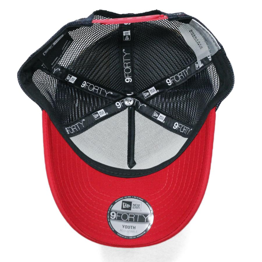 NEW ERA（ニューエラ） キッズ 帽子 子供用 スヌーピー 帽子 Youth 9FORTY A-Frame トラッカー PEANUTS ...