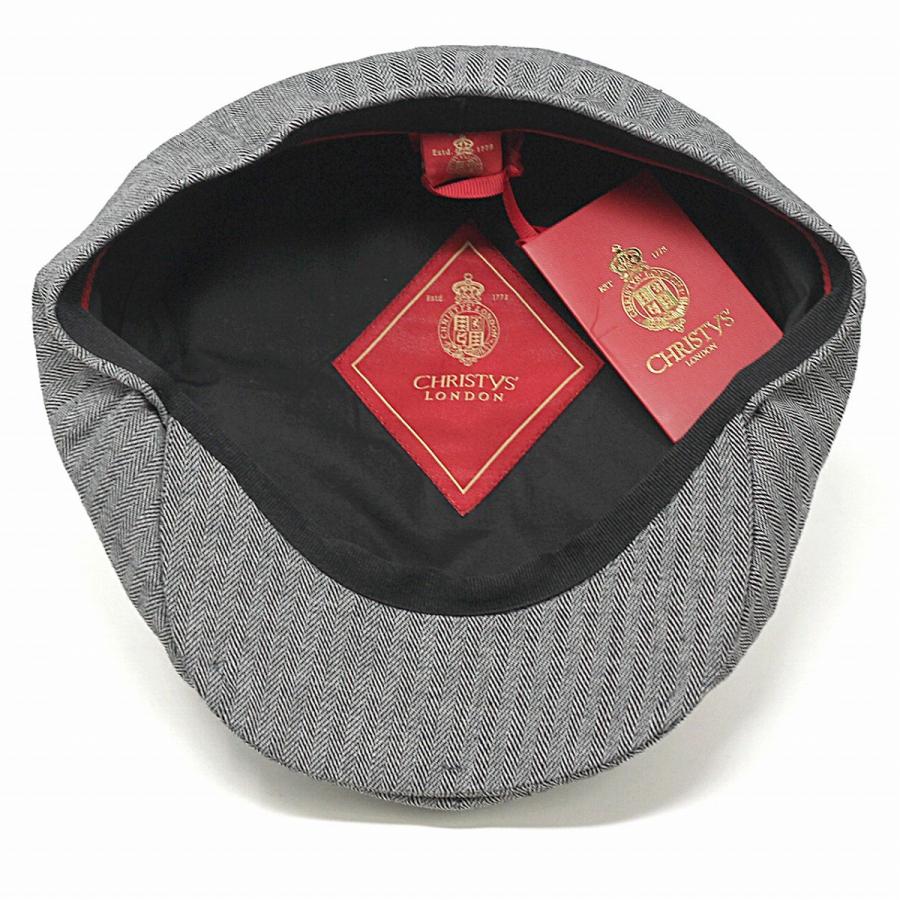 Christies 春 夏 CHRISTYS' LONDON ヘリンボーン 8方ハンチング