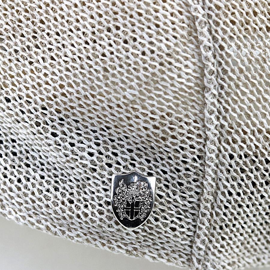 DAKS（ダックス） 春 夏 コットンニット ハンチング 透かし編み 涼しい