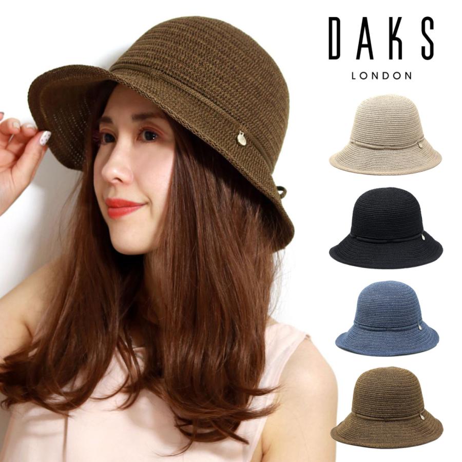 DAKS（ダックス） 麻 レディース ハット 帽子 ダウンハット ミセス