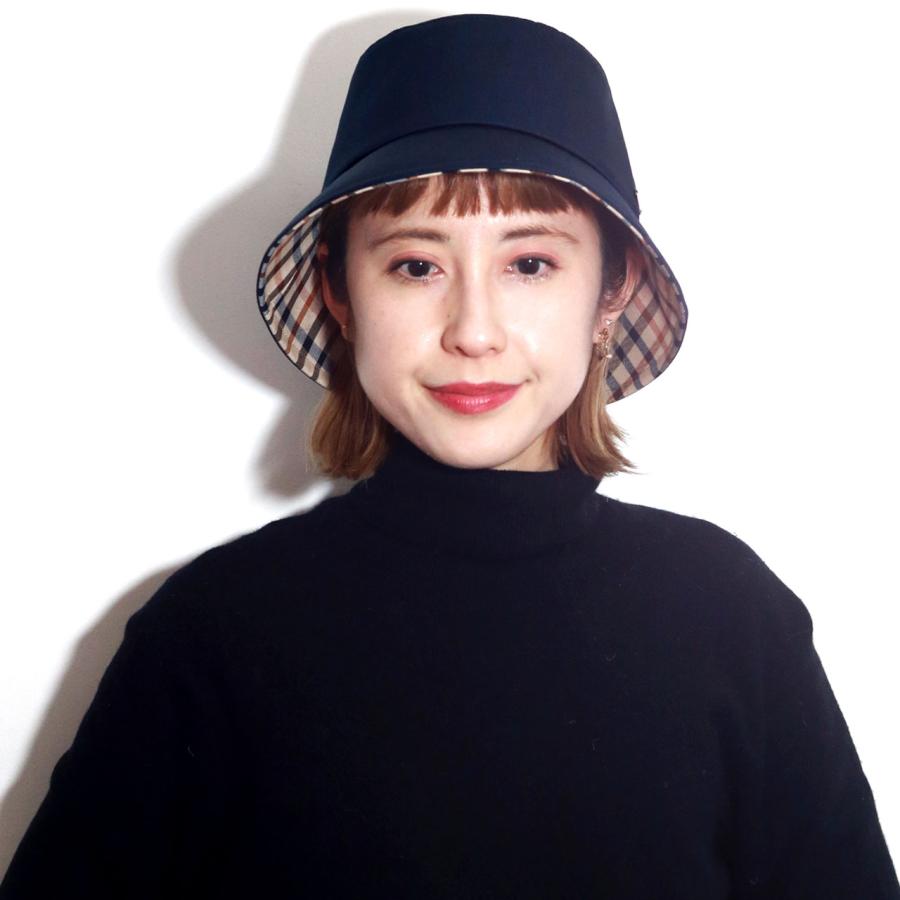 DAKS ダックス レディース 帽子 バケットハット 紫外線対策 ハウスチェック柄 婦人 日よけ プレゼント レディースハット : ELEHELM帽子通販専門店 - 通販 - Yahoo!ショッピング