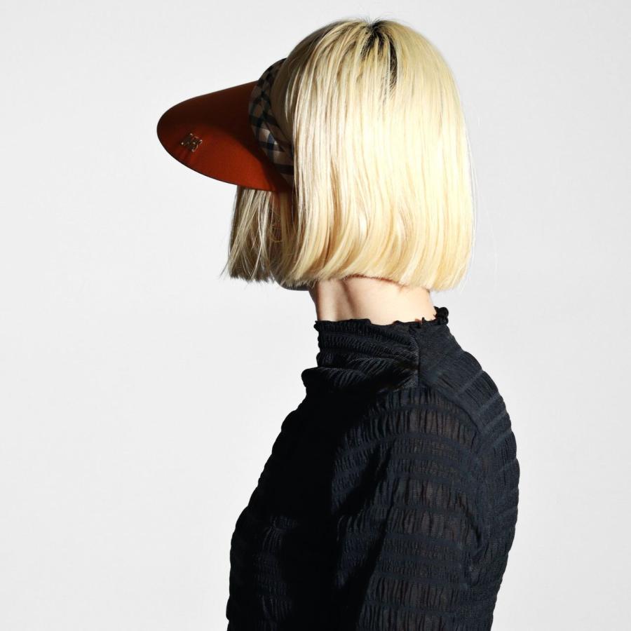 DAKS サンバイザー 女性用 UVカット レディース 帽子 春夏 紫外線対策 ダックス ブランド 送料無料 クリップバイザー オレンジ : ELEHELM帽子通販専門店 - 通販 ...