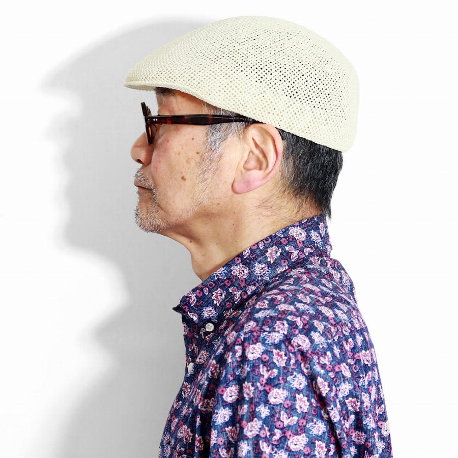 ハンチング 紳士 プロムナード イタリア製 メンズ 帽子 ペーパー GALLIANO SORBATTI 通気性 清涼感 ザク編み 軽い オフ ...