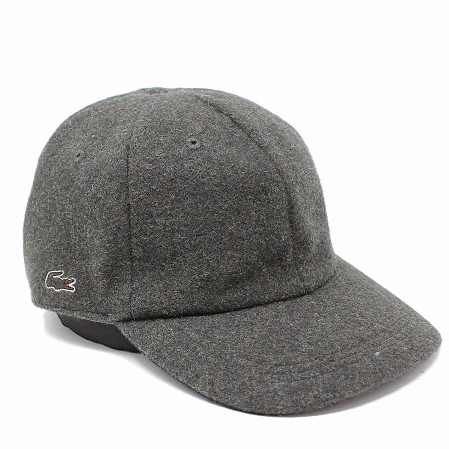 LACOSTE 秋 冬 キャップ CAP 日本製 野球帽 メンズ レディース ラコステ 暖かい 帽子 カーキ : ELEHELM帽子通販専門店 - 通販 - Yahoo!ショッピング