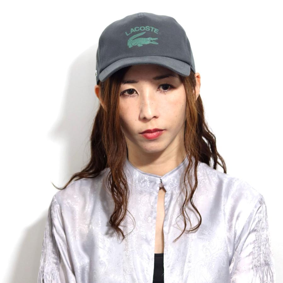 LACOSTE ラコステ キャップ メンズ フランネル 秋冬 防寒 レディース 帽子 日本製 58cm cap / グリーン チャコール : ELEHELM帽子通販専門店 - 通販 ...