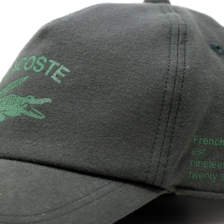 LACOSTE ラコステ キャップ メンズ フランネル 秋冬 防寒 レディース 帽子 日本製 58cm cap / グリーン チャコール : ELEHELM帽子通販専門店 - 通販 ...