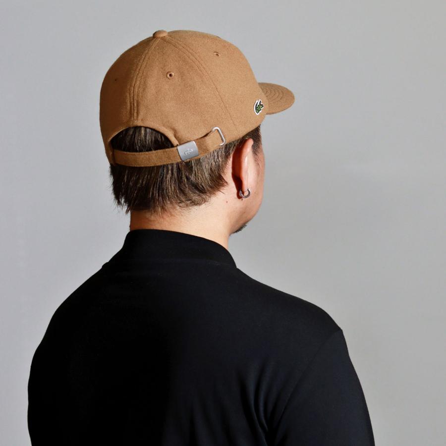 LACOSTE（ラコステ） キャップ フランネル 帽子 メンズ 毛 シンプル