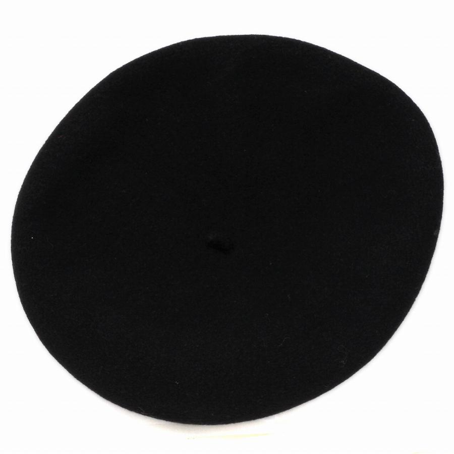 LAULHERE ベレー ウール フェルト 折り返しデザイン ベレー帽 ローレル フランス 帽子ブランド ベレーブランド JEANNE レディース 黒 ブラック : ELEHELM帽子通販専門 ...