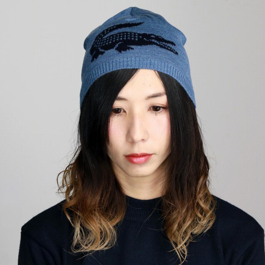 ワッチ ラコステ 日本製 メンズ LACOSTE ビーニー カジュアル レディース ニットワッチ ウール100% ニット帽 秋冬 スポーティー ブルー 青 :l3401-041:ELEHELM ...