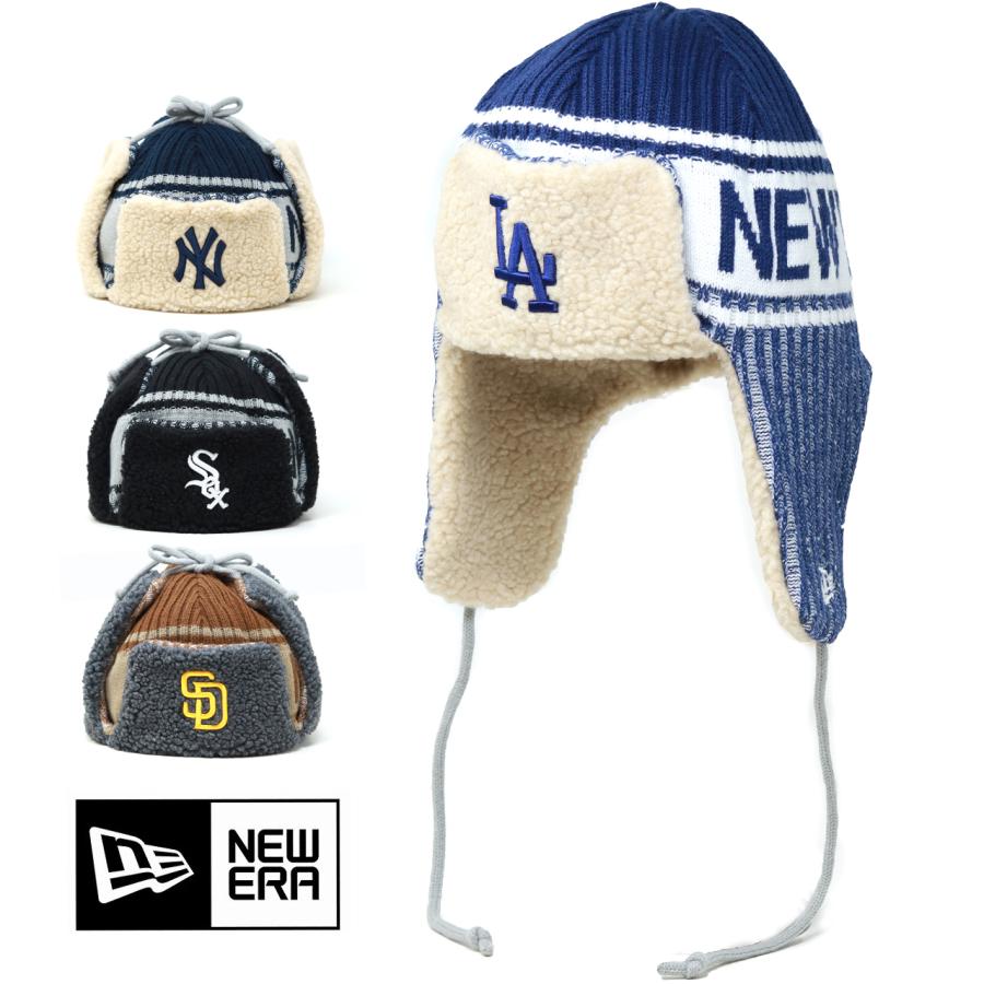 NEW ERA ニューエラ ニット トラッパー NEWERA MLB Knit Trapper ドジャース ヤンキース ホワイトソックス ...