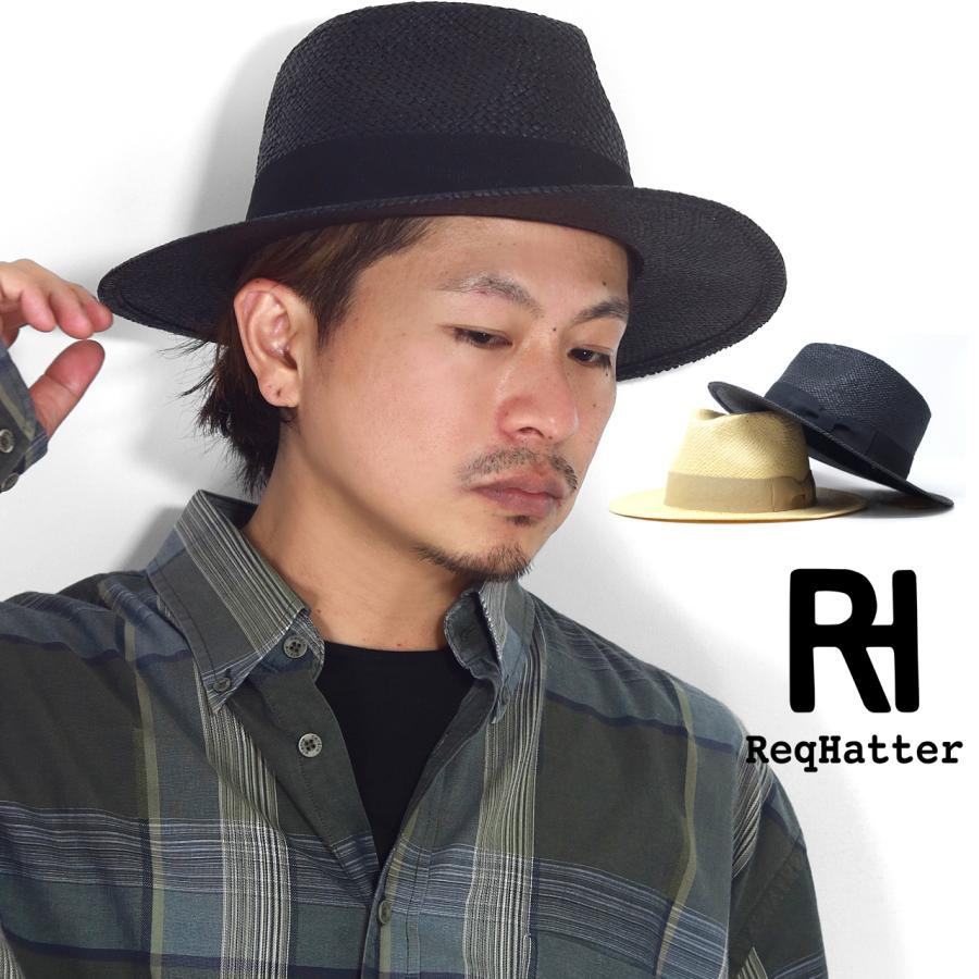ストローハット メンズ ペーパー 麦わら帽子 レディース ReqHatter ハット レックハッター 帽子 : ELEHELM帽子通販専門店 - 通販 - Yahoo!ショッピング