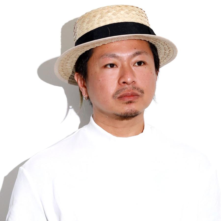 BOATER HAT ボーターハット クワイ草 カンカン帽 メンズ 裏地付き 帽子 レディース 麦わら帽子 ReqHatter ハット レックハッター : ELEHELM帽子通販専門店 ...