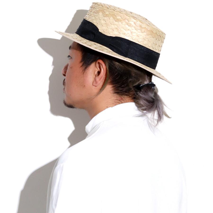 BOATER HAT ボーターハット クワイ草 カンカン帽 メンズ 裏地付き 帽子 レディース 麦わら帽子 ReqHatter ハット レックハッター : ELEHELM帽子通販専門店 ...