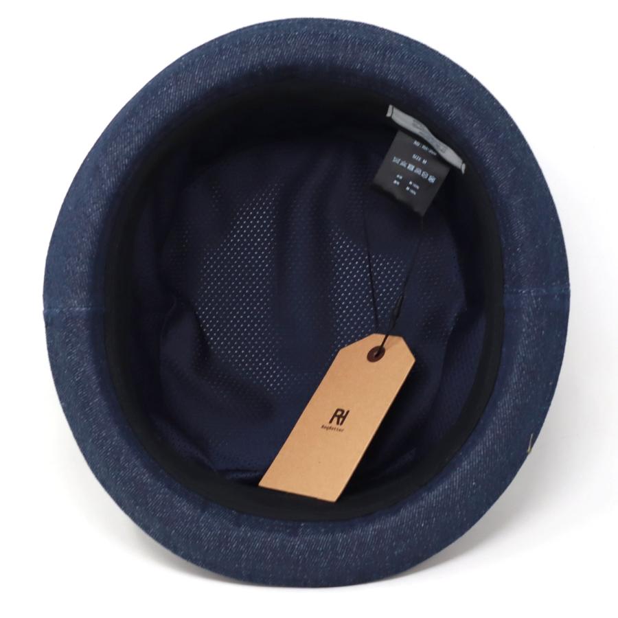 ReqHatter デニム ポークパイハット メンズ 夏 裏地メッシュ レックハッター シンプル ハット レディース HAT 帽子 デニムハット : ELEHELM帽子通販専門店 - 通販 ...