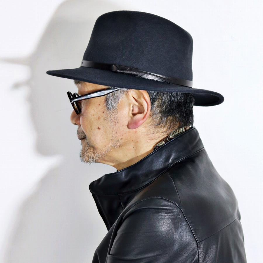 SORBATTI（ソルバッティ） 秋 冬 メンズ 中折れ ウールフェルト 大きい