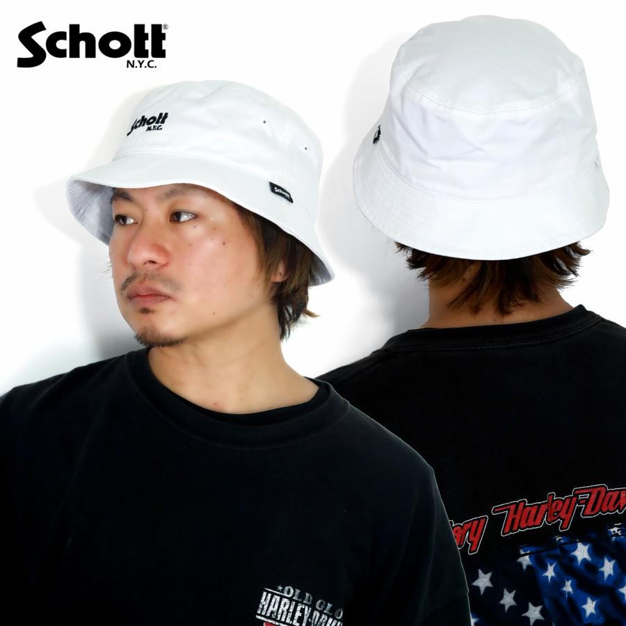 Schott N.Y.C（ショット） Schott N.Y.C. バケットハット ブランド Schott メンズ レディース 帽子 ハット ...