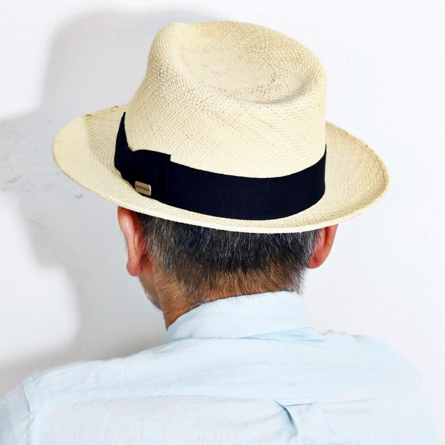 STETSON ステットソン パナマハット 帽子 夏 ブランド ハット パナマ帽 ネイビーリボン : ELEHELM帽子通販専門店 - 通販 - Yahoo!ショッピング