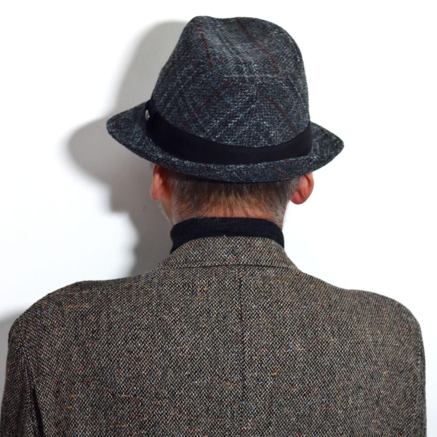 ハット メンズ 秋冬 ツイード ハリスツイード STETSON 帽子 中折れハット 中折れ帽子 紺 ネイビー グレー : se416 : ELEHELM帽子通販専門店 - 通販 - Yahoo ...
