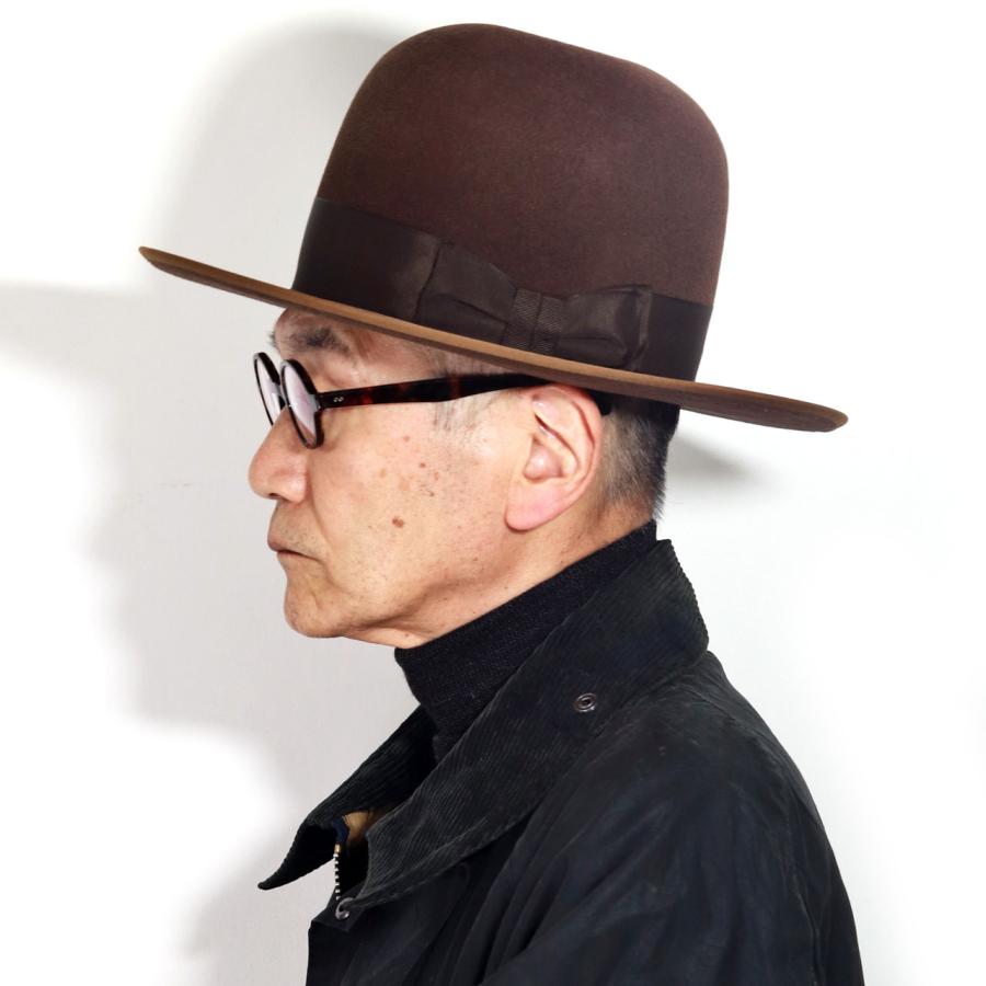 STETSON フェルトハット ステットソン CUSTOM V OPENCROWN 復刻 STETSON フェルトハット ステットソン CUSTOM V OPENCROWN 復刻