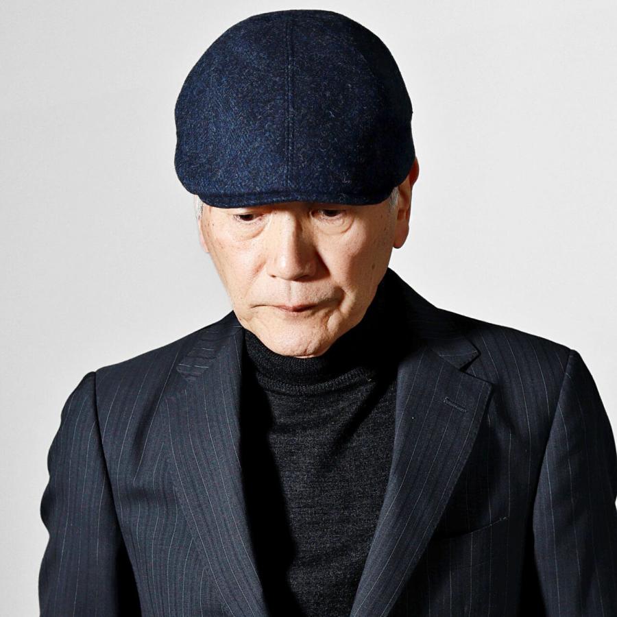 STETSON（ステットソン） ハンチング 帽子 メンズ 秋冬 ハンチング帽 大きめ ウール キャスケット ツイード ヘリンボン 柄 送料無料 紺 ネイビー : ELEHELM帽子通販専門店 ...