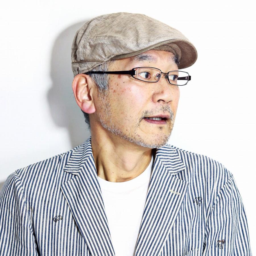 STETSON メンズ ハンチング帽 春 夏 リネン ハンチング CASTLEBAR 麻素材 ステットソン ナチュラル 帽子 ヘリンボーン ...