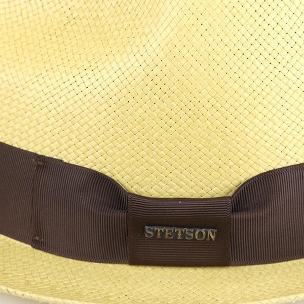 STETSON（ステットソン） 春夏 メンズ ハット 中折れ帽 17SS HABERDASH シャンタン ナチュラル ベージュ 麦わら 帽子 ...