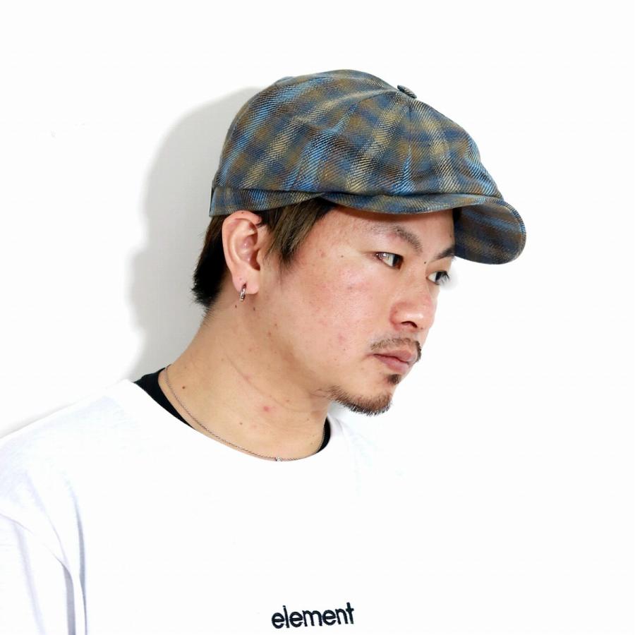 メンズ ハンチング 大きいサイズ ブランド帽子 送料無料 麻 ツイード