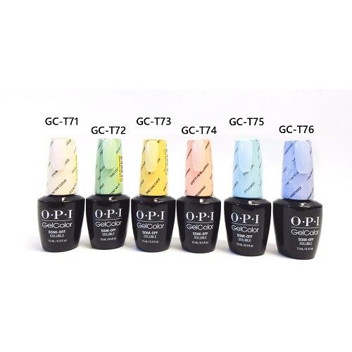 O・P・I（オーピーアイ） ジェルネイル OPI gelcolor ジェルカラーソフト シェード パステル GC T71 GC T72 GC ...