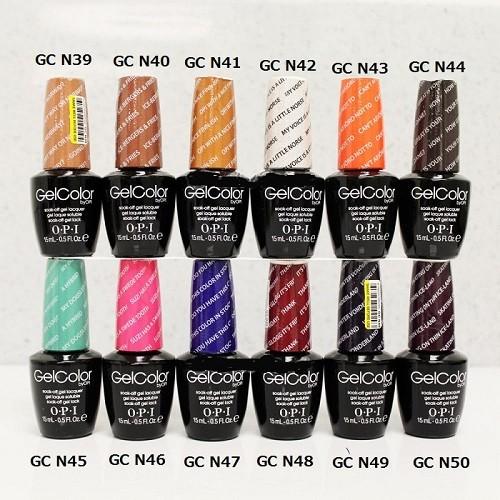 O・P・I 新品 送料無料 OPI gelcolor ジェルカラー GC N39 N40 N41 N42 N43 N44 N45 N46 ...