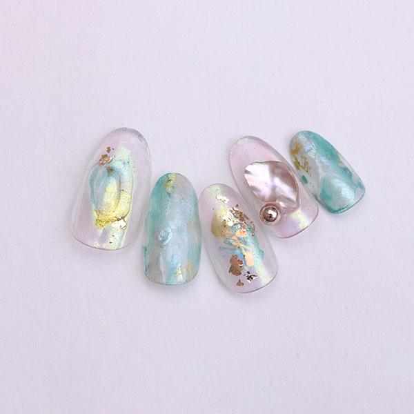 シャレドワ SHAREYDVA 水彩パレット 9色入り 計9ml 各1ml S/S A/W 2種類からご選択 トレンドアート ニュアンスアート ネイルアート 新品 送料無料 ...