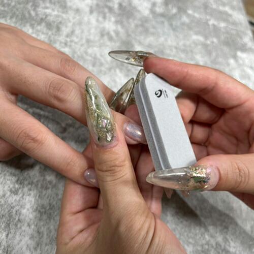 SHAREYDVA シャレドワ ミニスポンジファイル 100/180 1本 爪やすり 爪磨き スポンジバッファー ネイルオフ ジェルオフ ネイルケア ミニサイズ ハ 新品 送料無料 : エル ...