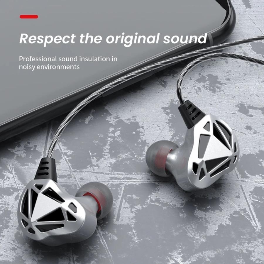 Qkz ak7 3.5mm 有線 イヤホン ゲーミングイヤホン ステレオ マイク付き ヘビーベーススポーツ ヘッドセット : element - 通販 - Yahoo!ショッピング