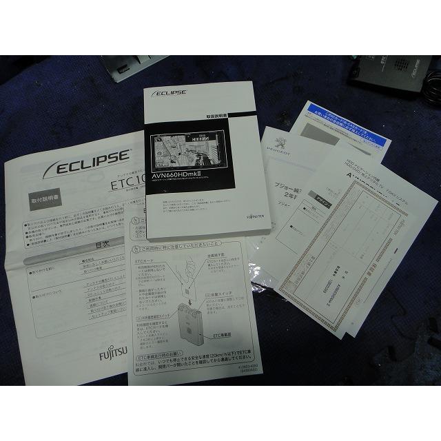イクリプス ナビ ETC バックカメラ 付き AVN660HDX mkII 地デジ フルセグ CD DVD HDD プジョー RCZ 等 ...