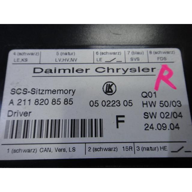 メルセデス ベンツ W211 E320 E240 等 右 フロント パワー シート リレー ユニット 品番 2118208585 [5678] : 輸入車専門中古パーツのエレメント - 通販 ...