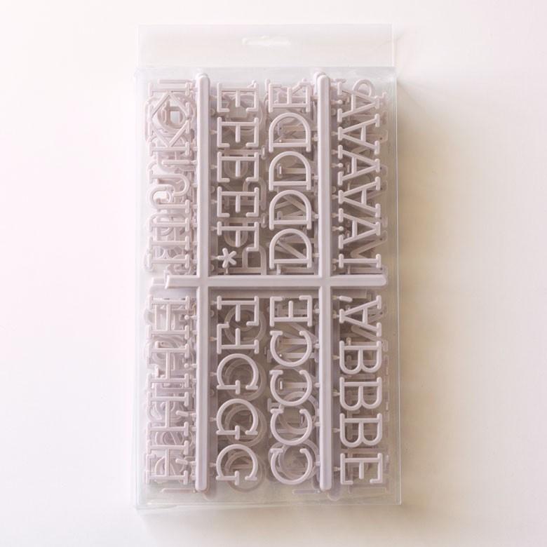 レターボード用文字パーツ アルファベット 英字 数字 191ピース グレー 結婚式 サインボード メッセージボード ウェルカムボード テキストパーツ 66754 : ELEMENTS - 通販 ...