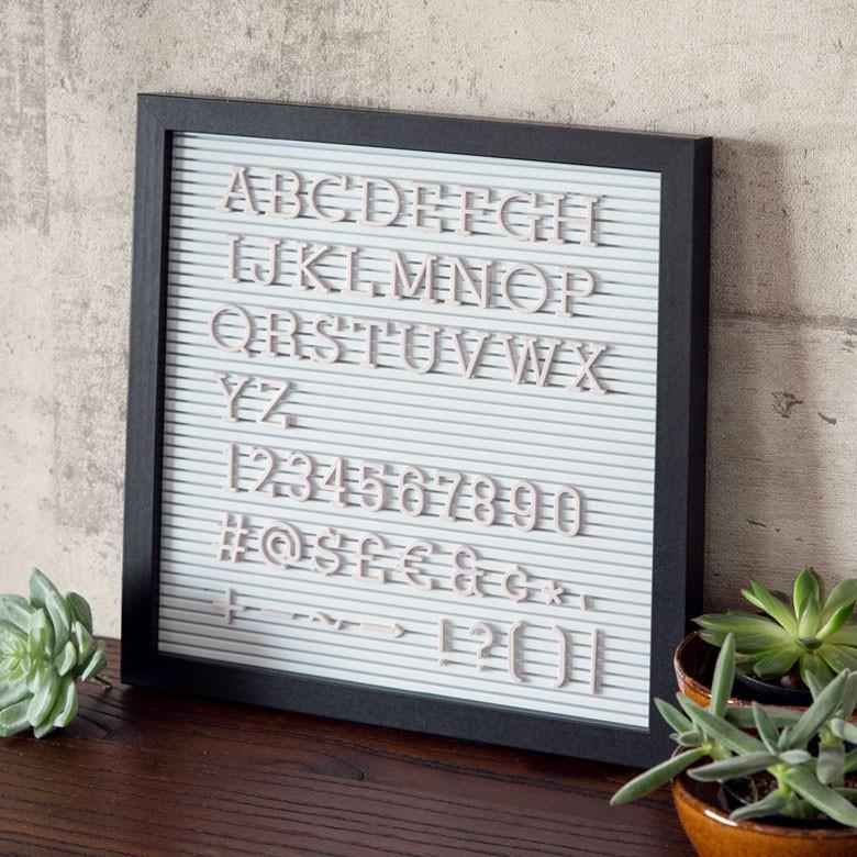 レターボード用文字パーツ アルファベット 英字 数字 191ピース グレー 結婚式 サインボード メッセージボード ウェルカムボード テキストパーツ 66754 : ELEMENTS - 通販 ...