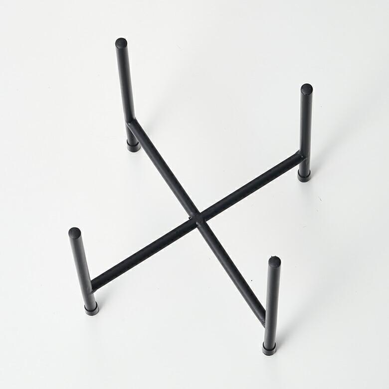 プランター スタンド フォーク型 アイアン 鉄 高さ 20cm 植木 鉢 ブラック 6号 ポット ラック フラワー 4本 四脚 おしゃれ 北欧 ...